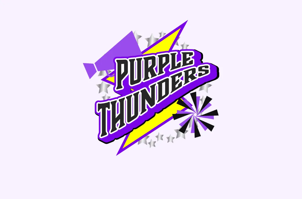 PURPLE THUNDERS ｜ロゴ | otodoke design